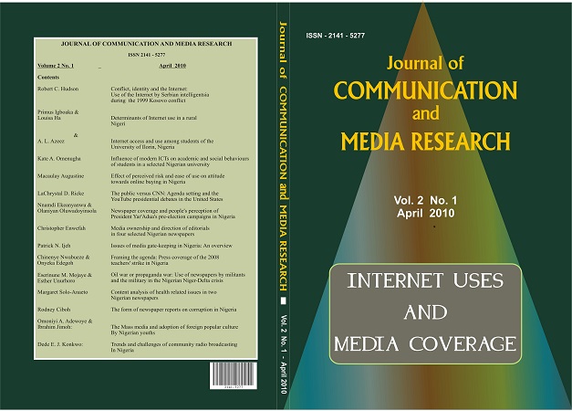 :The Journal of Communication and Media Research - JCMR